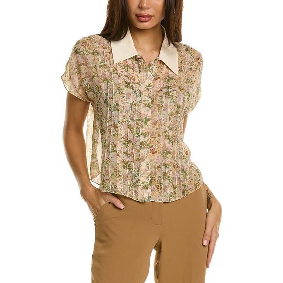 Celine | Tops | Celine Silk Shirt | Poshmark